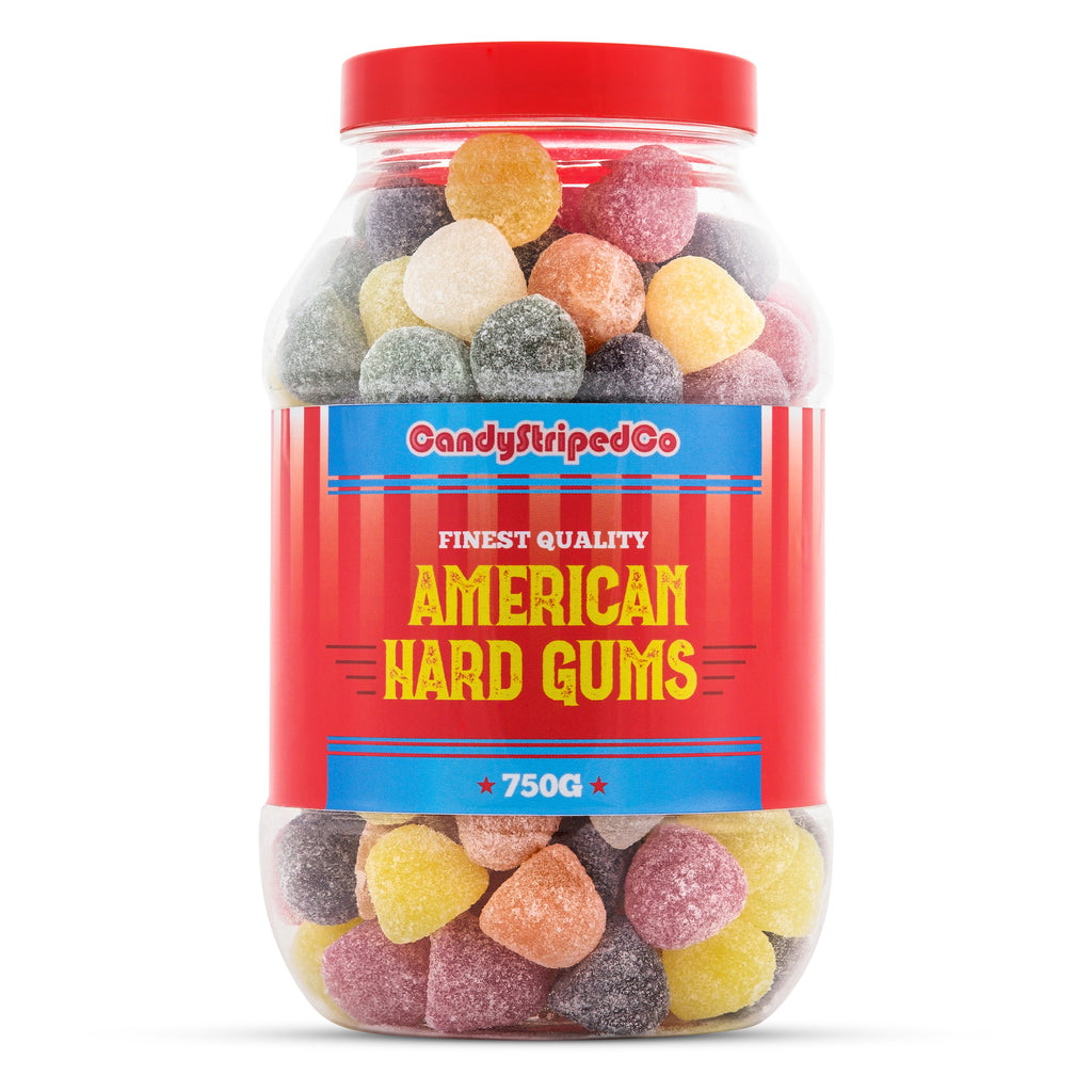 American Hard Gums Retro Sweets Gift Jar 750g – All Occasion Sweet Shop